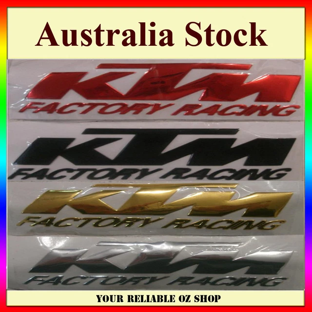 KTM 3D STICKER Decal Badge Emblem Logo Bike ATV Quad Motorcycle Petrol ...