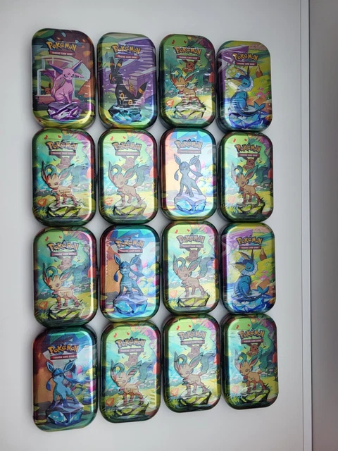 16 X POKÉMON TCG: Prismatic Evolutions Mini Tin (New & Sealed) £250.32 ...
