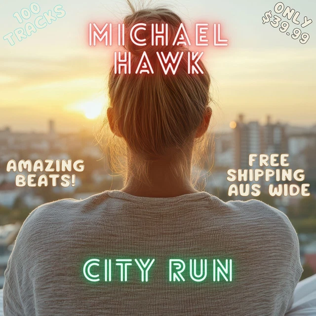 MICHAEL HAWK - City Run 2026 Instrumental Music - 100 TRACKS - USB $39. ...