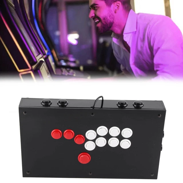 ARCADE FIGHT STICK Hitbox Style Arcade Joystick Fight Stick Avec Port ...