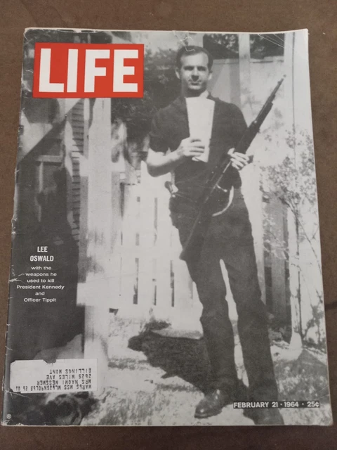 LIFE MAGAZINE JFK Feb 21, 1964 Lee Harvey Oswald plus Beatles Invade ...