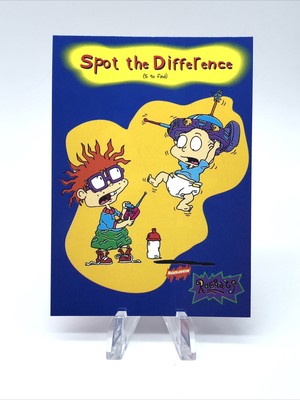 RUGRATS NICKELODEON VINTAGE Trading Card Spot The Difference #94 1997 ...