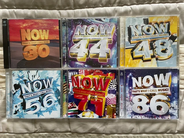 NOW THAT'S WHAT I Call Music Double CDs Bundle - 30, 44, 48, 56, 71, 86 ...