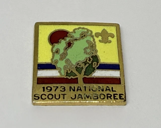 NATIONAL SCOUT JAMBOREE 1973 BSA Boy Scouts Of America Lapel Pin (P191 ...