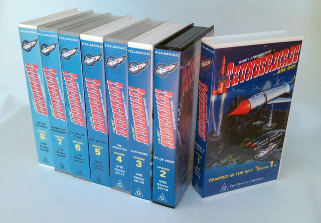 THUNDERBIRDS ORIGINAL TV Series, 8 VHS tape set EUR 50,96 - PicClick FR