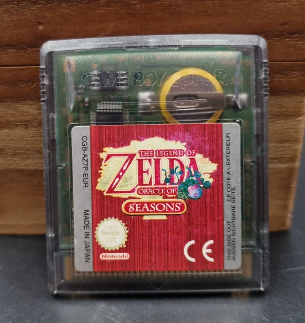 THE LEGEND OF Zelda Oracle of Seasons Nintendo Gameboy Color Cartouche ...