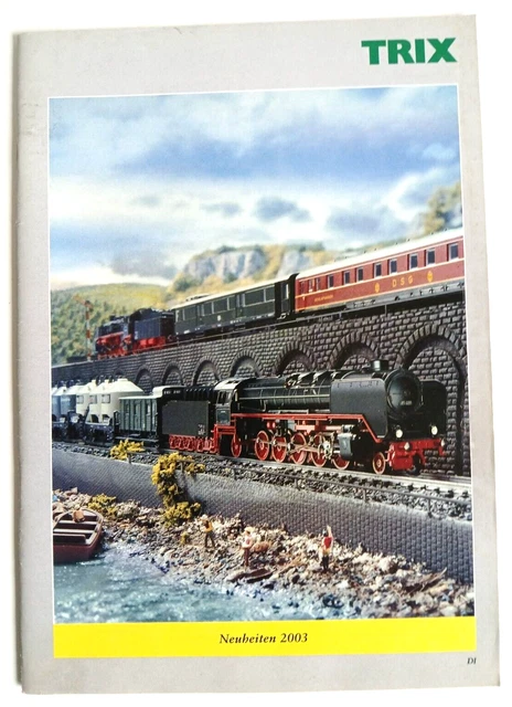 TRIX - NEUHEITEN 2003 Modellbahn Katalog in Deutscher Sprache ---- B ...