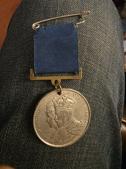 ORIGINAL KING GEORGE V Medal Commemorating His Visit To Blackpool 1913 ...