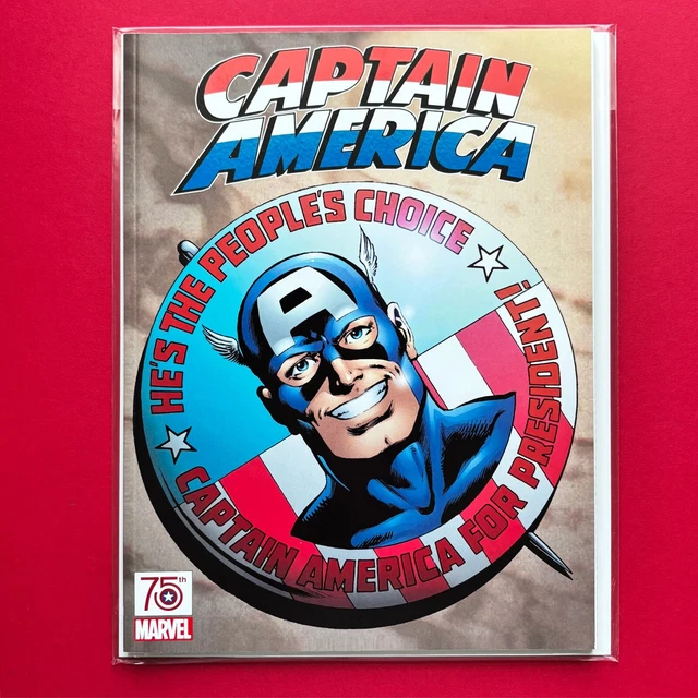 CAPTAIN AMERICA 75TH Anniversary Magazine 1C John Byrne Cover Marvel Comics 2016 £7.72 - PicClick UK