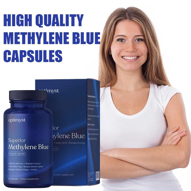 60PCS HIGH QUALITY Methylene Blue Capsules Dietary Supplement NEW £7.58 ...