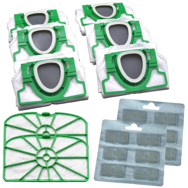 6 - 30 Microvlies Staubsaugerbeutel Filter Duft geeignet VK 200 VK200 ...