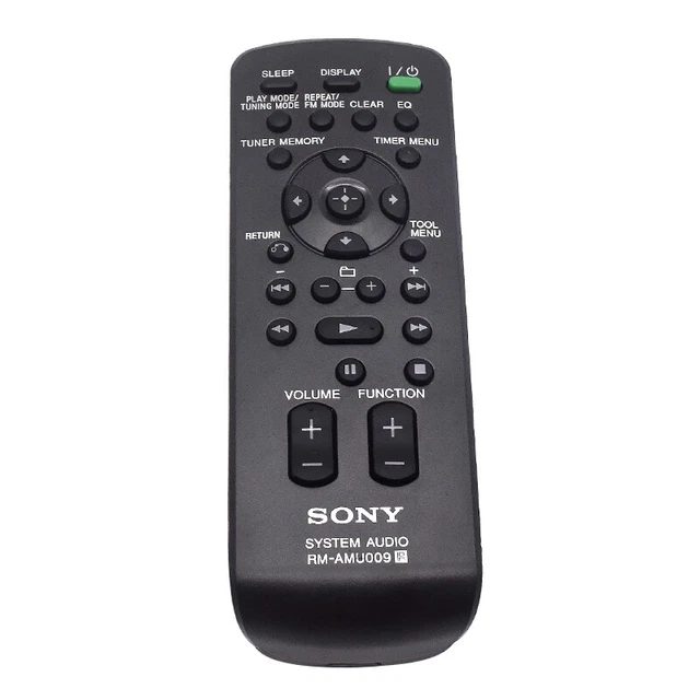 (DEFECTIVE) SONY MINI Hi-Fi Component System Remote Control RM-AMU009 £ ...