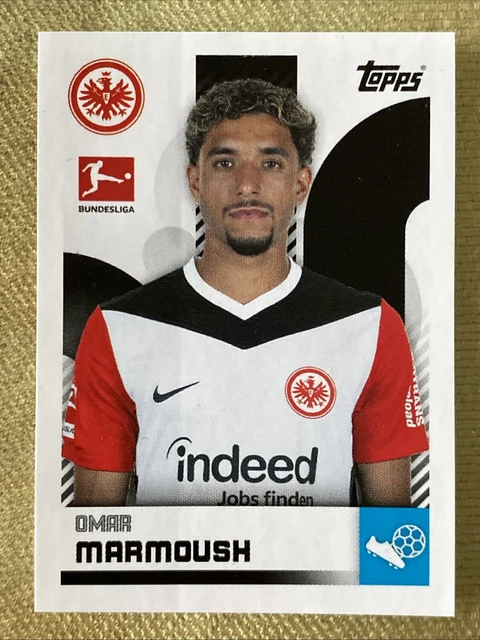 TOPPS BUNDESLIGA FUSSBALL 2024/25 Sticker #136 OMAR MARMOUSH F SGE ...