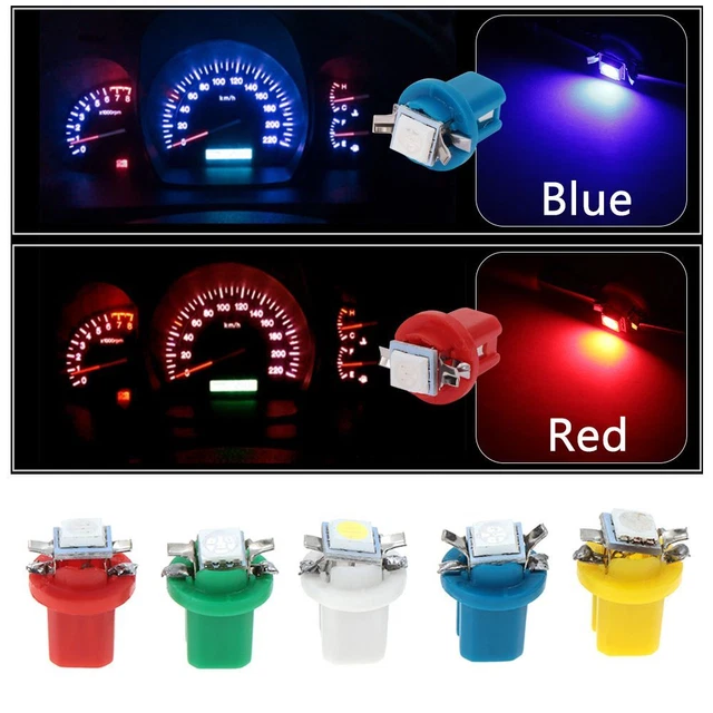 CAR LIGHTS DASHBOARD Side Interior Dash Lights Indicator Bulbs Gauge ...