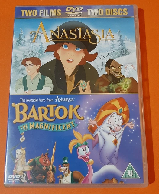 DON BLUTH DVD ☆ Anastasia + Bartok ☆ Animated, Meg Ryan, Kelsey Grammer ...
