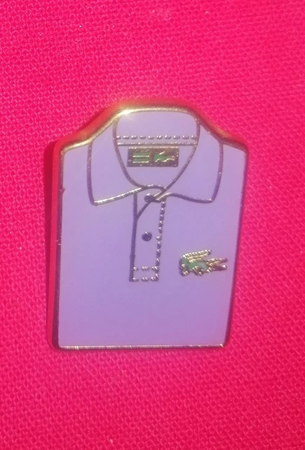 PIN'S ROLAND GARROS 1988 - LACOSTE polo Violet - Arthus Bertrand EUR 10,00 - PicClick FR