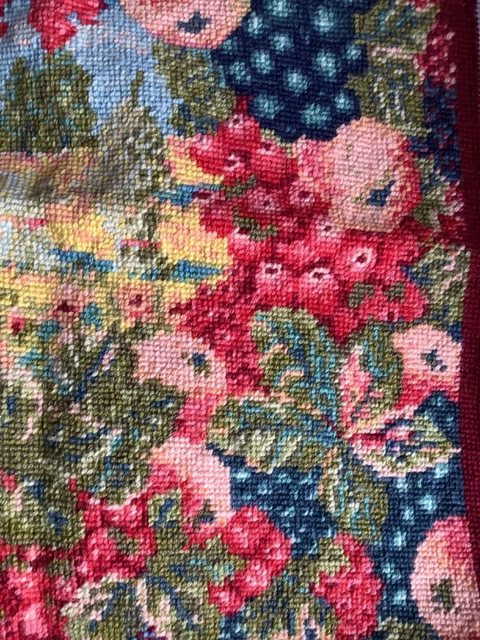 VINTAGE COMPLETED EHRMAN needlepoint tapestry jill Gordon vibrant autumn harves £28.00 - PicClick UK
