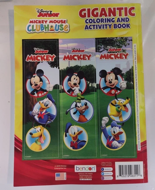 DISNEY JUNIOR MICKEY Minnie Mouse Gigantic Coloring Activity Book - 200 ...