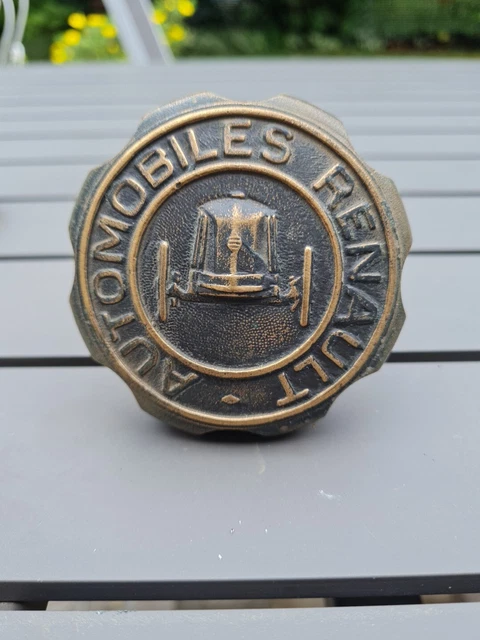 ANCIEN BOUCHON DE Radiateur Renault En Bronze EUR 35,00 - PicClick FR