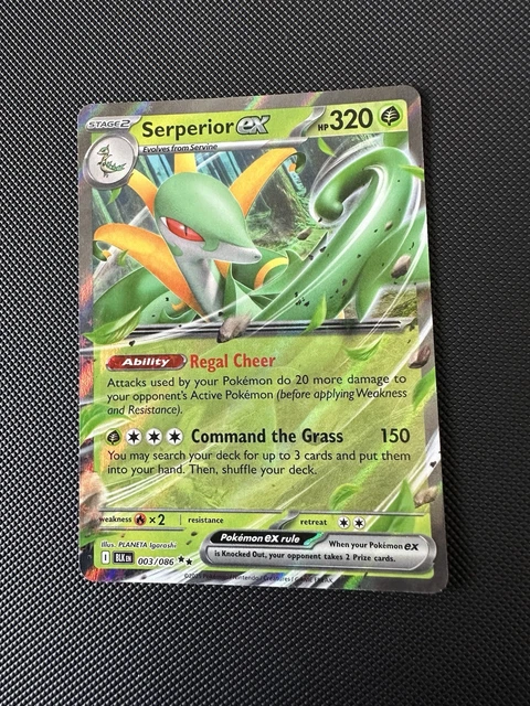 POKÉMON TCG SERPERIOR EX Black Bolt Double Rare Card 003/086 £1.68 ...