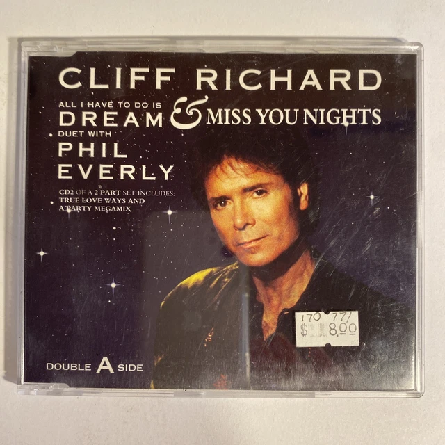 CLIFF RICHARD & Phil Everly - All I Have To Do Is Dream 4 Track CD ...