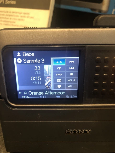 SONY VAIO POCKET Portable Media Player VGF-AP1L Charger VGP-PRP2 ...