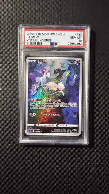 POKEMON CARD MEW Fa Japanese S12a 183/172 Psa 10 EUR 60,00 - PicClick FR