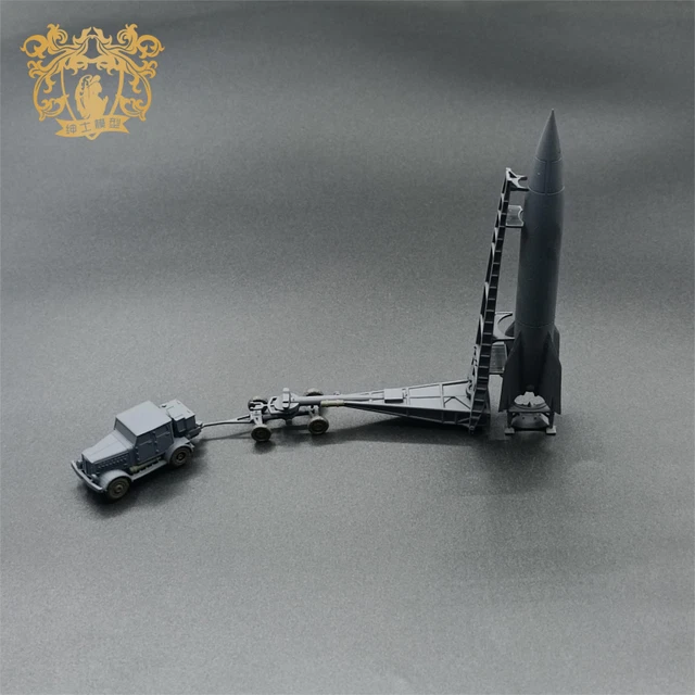 V2 ROCKET TRANSPORTATION/LAUNCHING Kit 1/144 Scale Tank Model 3D ...