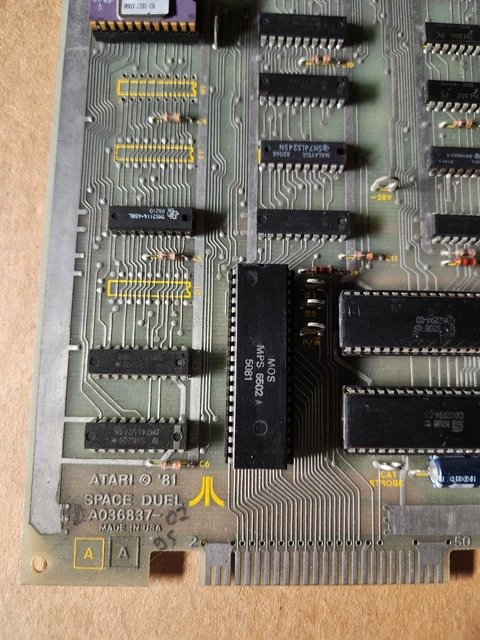SPACE DUEL ARCADE game main board pcb - Atari $150.00 - PicClick