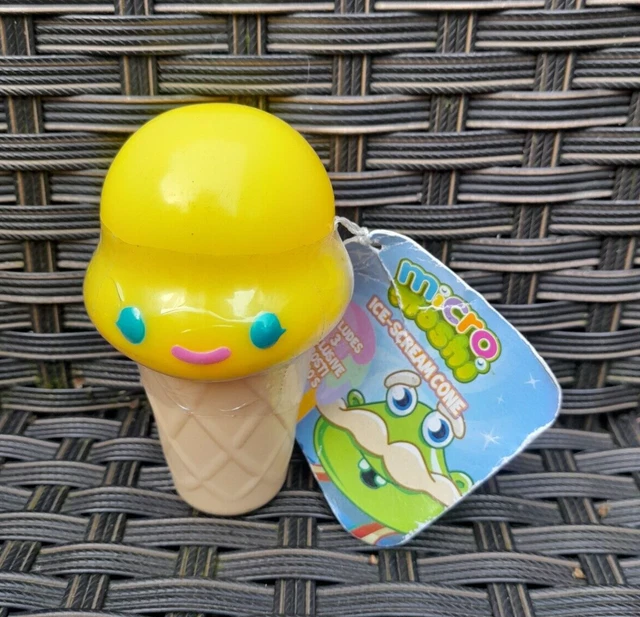 RARE MICRO MOSHI MONSTERS ICE SCREAM CONE (3x EXCLUSIVE FROSTY TOY ...