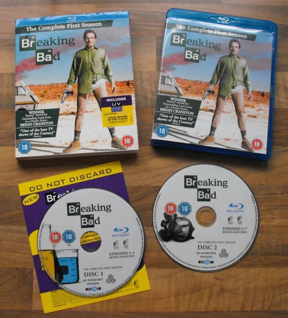 BREAKING BAD COMPLETE Series 1 First Season One BYRAN CRANSTON AARON ...