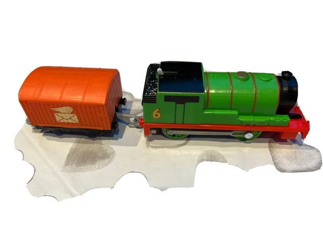 THOMAS TRACKMASTER MOTORIZED Percy & Mail Truck Train £7.50 - PicClick UK