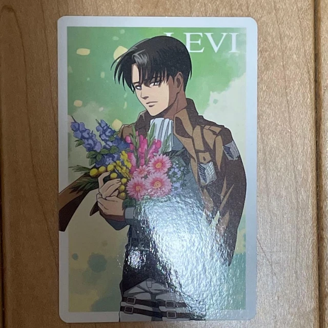 ATTACK ON TITAN Levi Bonus Card Animate $107.68 - PicClick AU