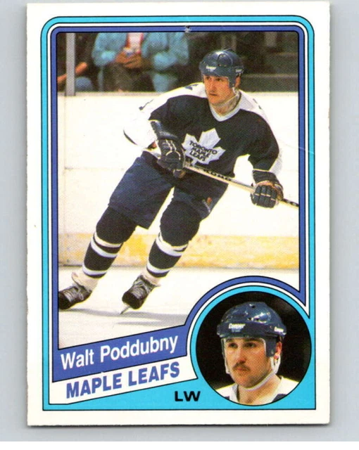 1984-85 O-PEE-CHEE #309 Walt Poddubny Toronto Maple Leafs V64563 EUR 0 ...