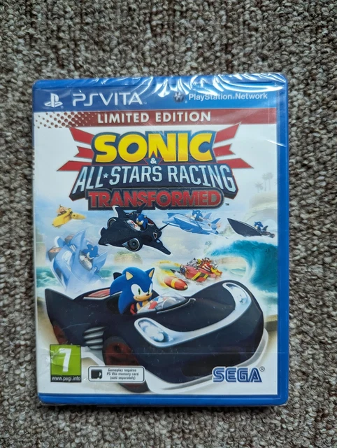 SONIC & ALL-STARS Racing Transformed - Sony PS Vita - Complete - Sealed ...