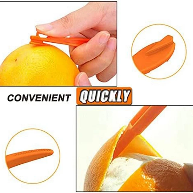 ORANGE PEELER TOOLS Set Plastic Orange Peeler Remover Easy Opener ...