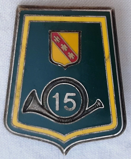 INSIGNE 15° RC RÉGIMENT de CHASSEURS ORIGINAL Fraisse Paris Cavalerie Badge EUR 9,99 - PicClick FR
