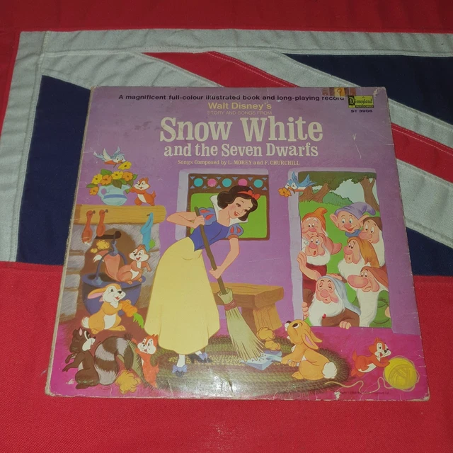 Vintage Walt Disney Disneyland Snow White Seven Dwarfs Storyteller