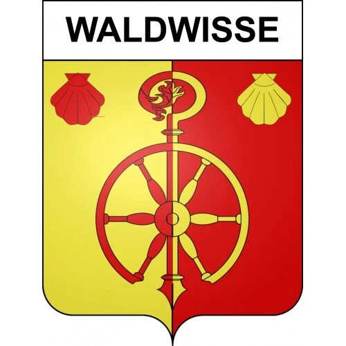 WALDWISSE 57 VILLE sticker blason écusson autocollant adhésif EUR 3,99 - PicClick DE