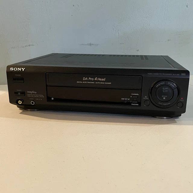 SONY SLV-495 DA PRO 4 HEAD VCR Video Casette Recorder No Remote Cable ...
