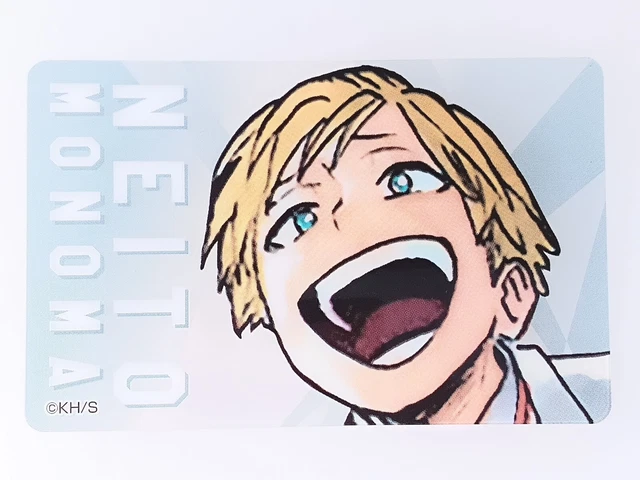 NEITO MONOMA MY Hero Academia Exhibition DRAWING SMASH Clear Card From ...