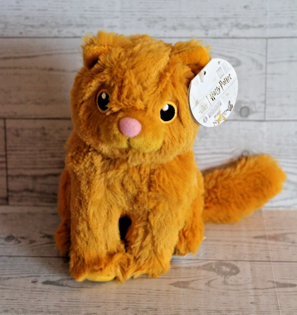 HARRY POTTER CROOKSHANKS the Gold Cat Plush 6.5" Stuffed Animal Toy ...
