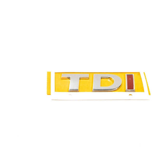 VW GOLF MK7 rear case TDI emblem badge logo 5G0853675FJZQ NEW REAL £35. ...