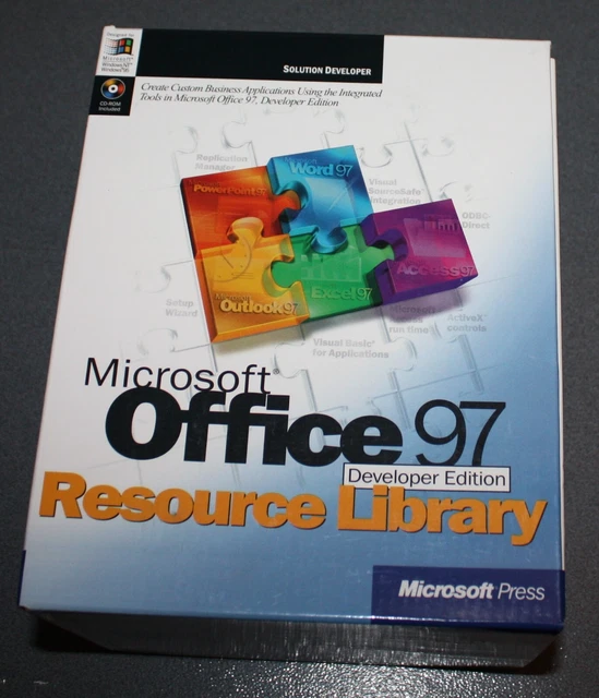 BIBLIOTHÈQUE DE RESSOURCES Microsoft Office 97 Developer Edition grande ...