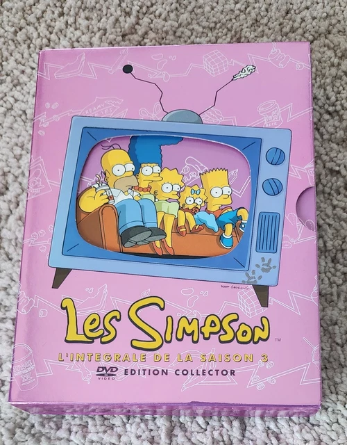 COFFRET 4 DVD Les Simpson L'intégrale de la Saison 3 Edition Collector ...