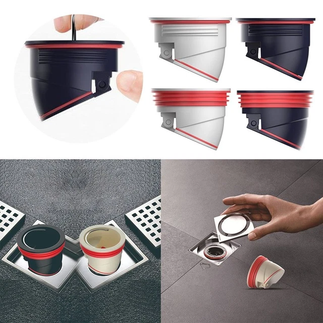 ABS DRAIN BACKFLOW Preventer Basin Drain Filter Bathroom Accessories ...