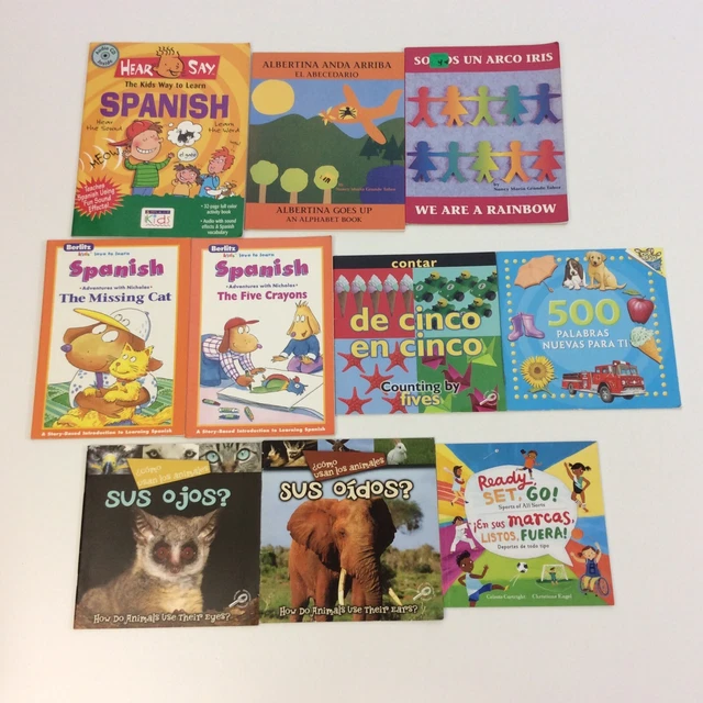 SPANISH BILINGUAL ENGLISH Espanol Boys Kindergarten 1st 2nd Grade 10 ...