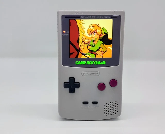 GAMEBOY COLOR LAMINATED V2 IPS rechargeable battery - Speaker mod - DMG ...