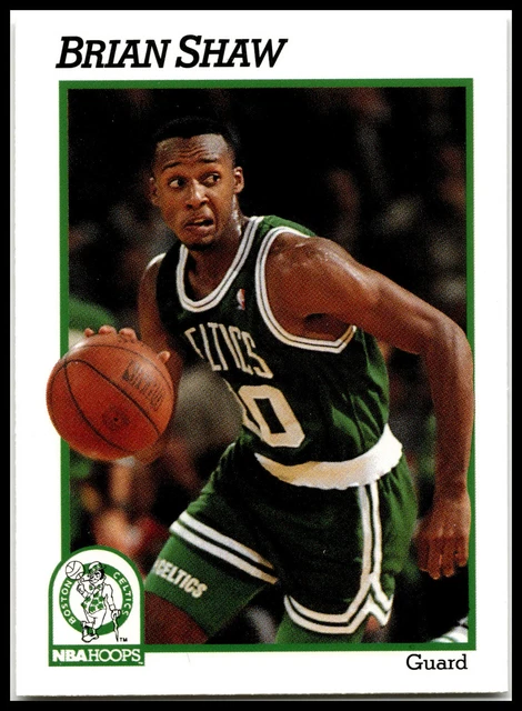 BRIAN SHAW #17 1991 NBA Hoops Celtics B0141A EUR 2,22 - PicClick FR