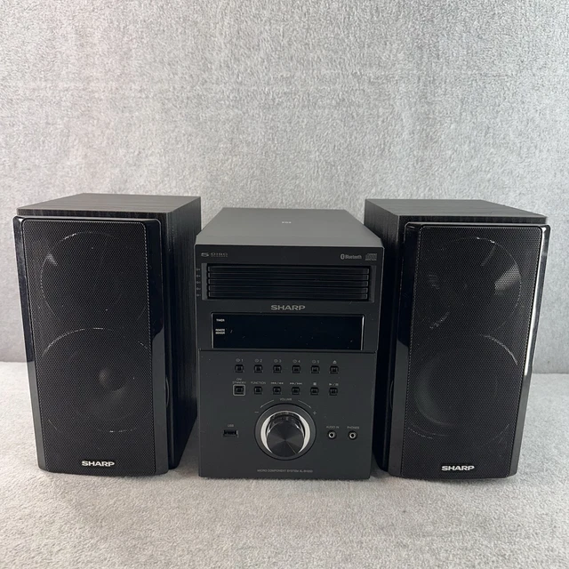 SHARP XL-BH250 MICRO Component System 5 Disc CD Changer Radio Bluetooth ...